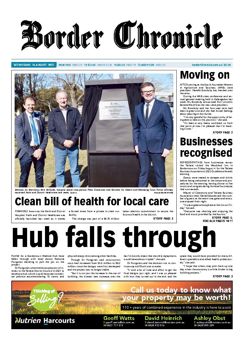 Border Chronicle - 16th August 2023 | Border Chronicle