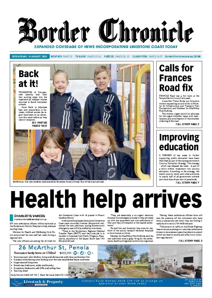 Border Chronicle - 14th August 2024 | Border Chronicle