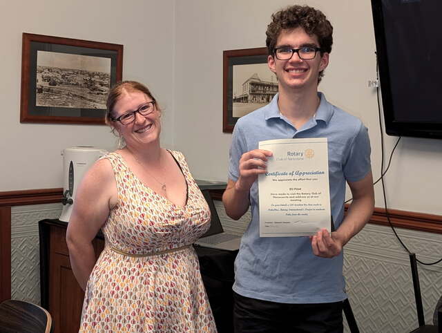 Eli gets first hand look at science future | Border Chronicle